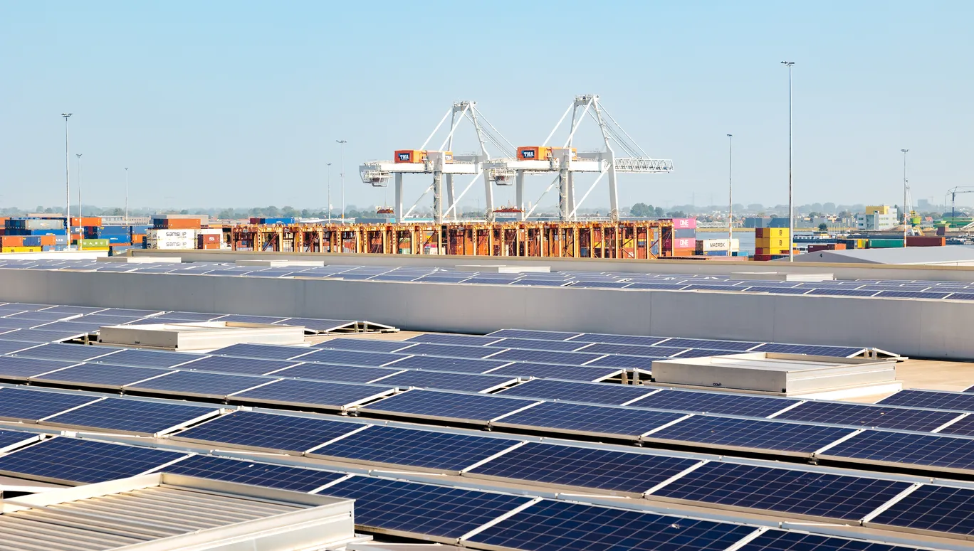 Port of Amsterdam welcomes first floating solar units for offshore ...