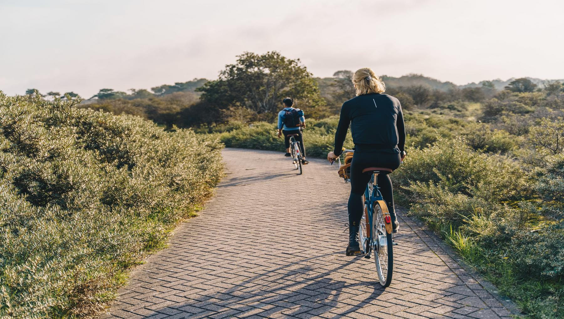 Fietsroute langs het strand | I amsterdam